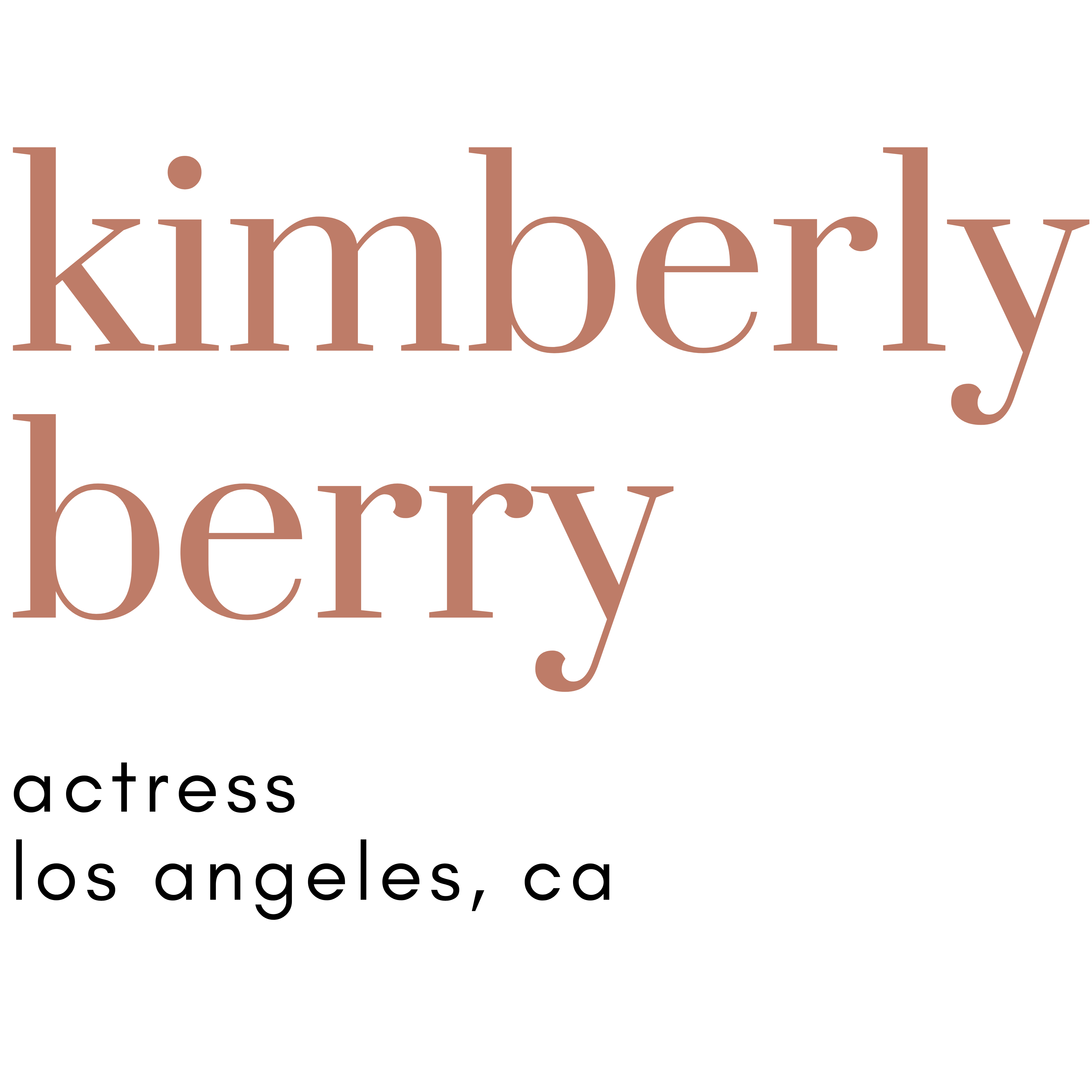 Kimberly Berry – Actress